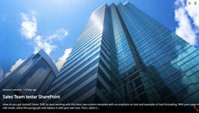 What is the SharePoint widget and how it works