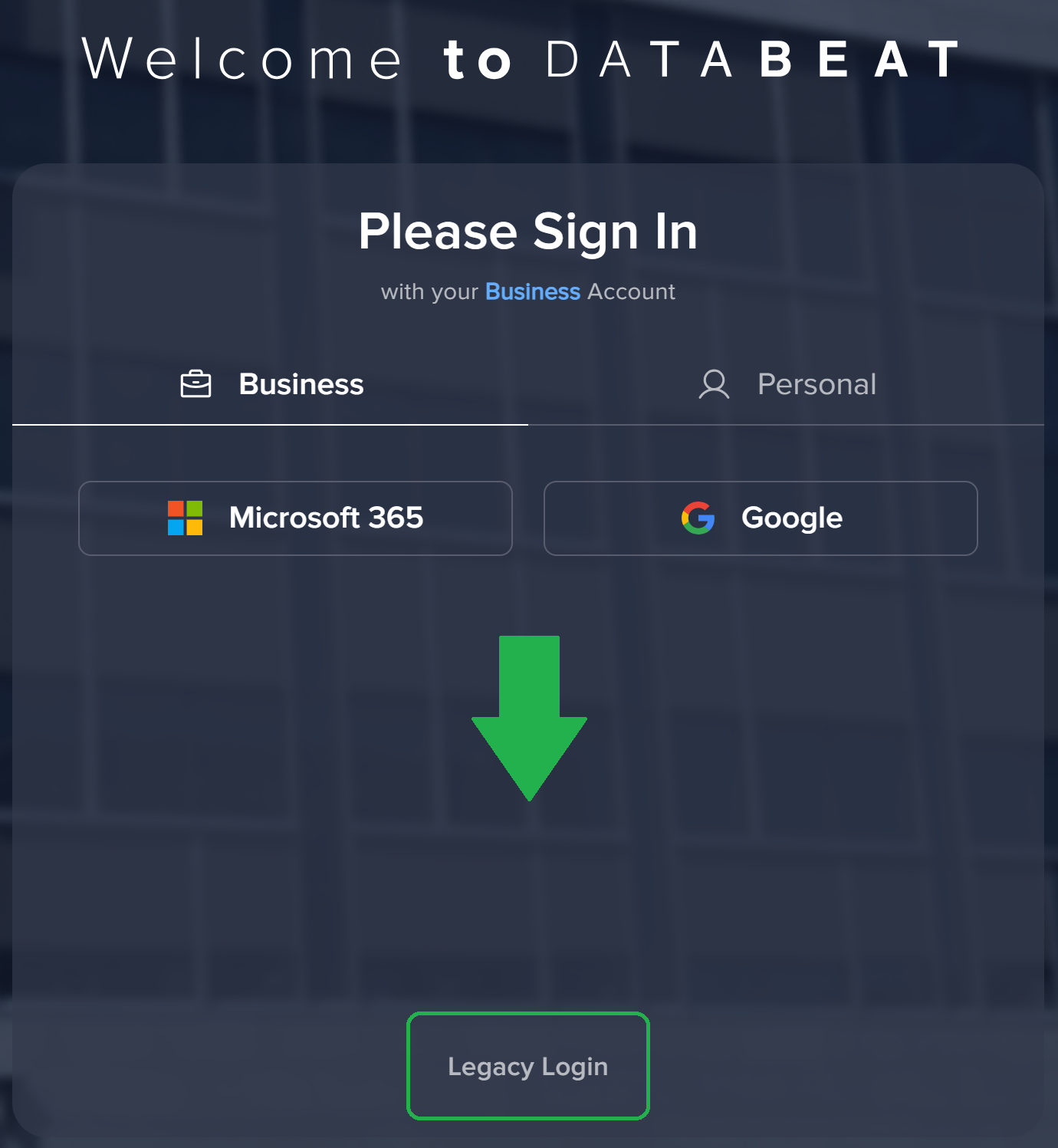 Which Third-Party Accounts Can I Use to sign-up and sign-in to DatabeatOMNI?