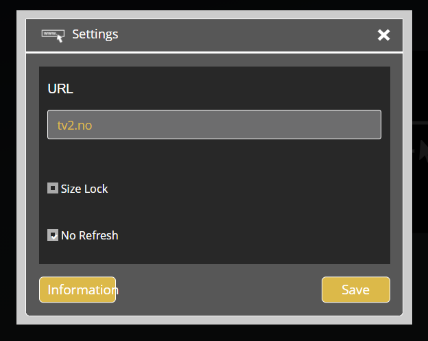 How to add a Webpage widget in DatabeatOMNI?